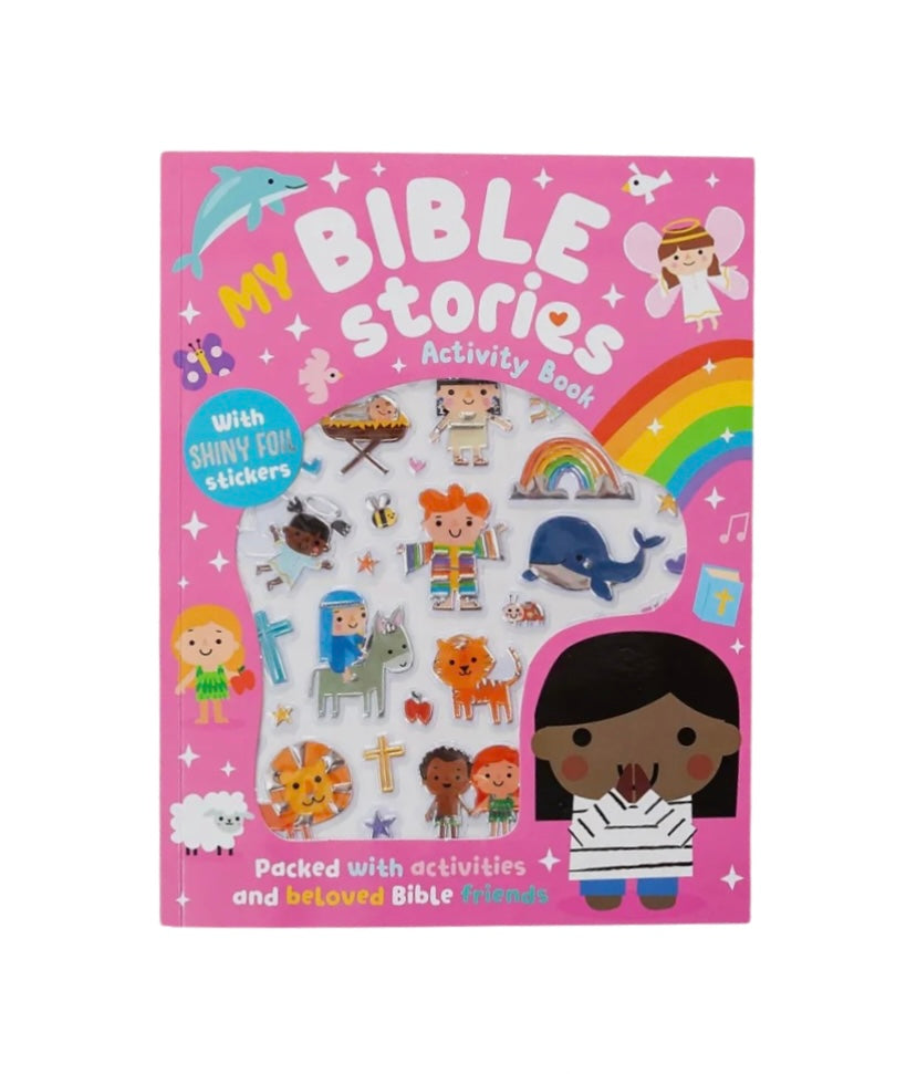 “My Bible Stories” Activity Book - Pink – Ruby James Children’s Boutique